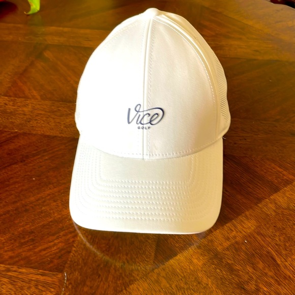 Vice Golf | Accessories | Vice Golf White Hat Size Medium Large | Poshmark